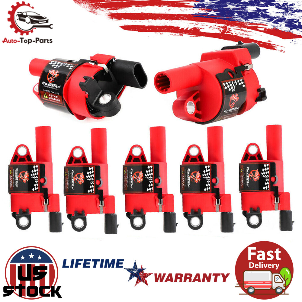 8pcs D514A High Performance Ignition Coil For LS2 LS3 LS4 LS7 UF414 ...