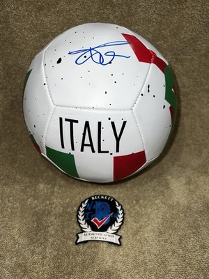 Luca Toni Signed Official Italy Soccer Ball World Cup Legend Beckett | eBay