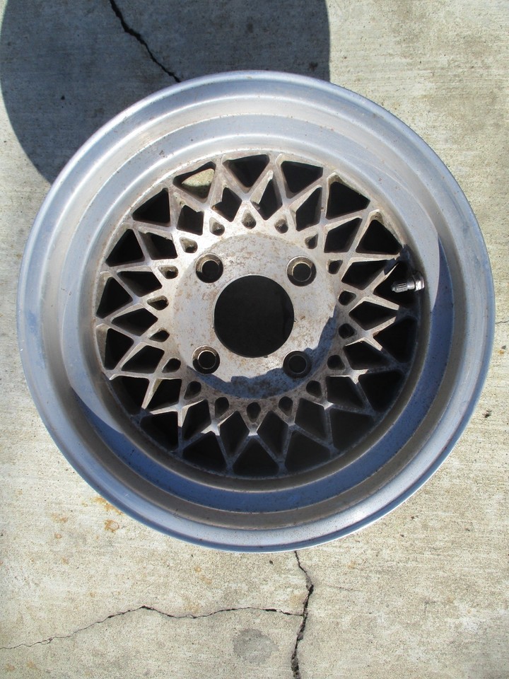 Wheel SET OF 4 Rims 15X7 ALUMINUM BBS STYLE Fits 70-76 PORSCHE 914-4 W ...