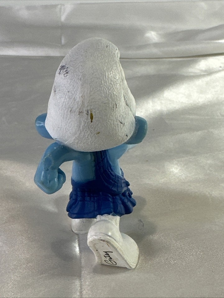 Smurfs - Gutsy Smurf Scottish Kilt Figure Vintage Scotland Figurine PVC ...