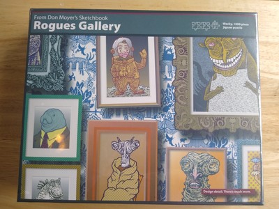 NEW Sealed Rogues Gallery Puzzle 1000 Piece Don Moyer's Sketchbook ...
