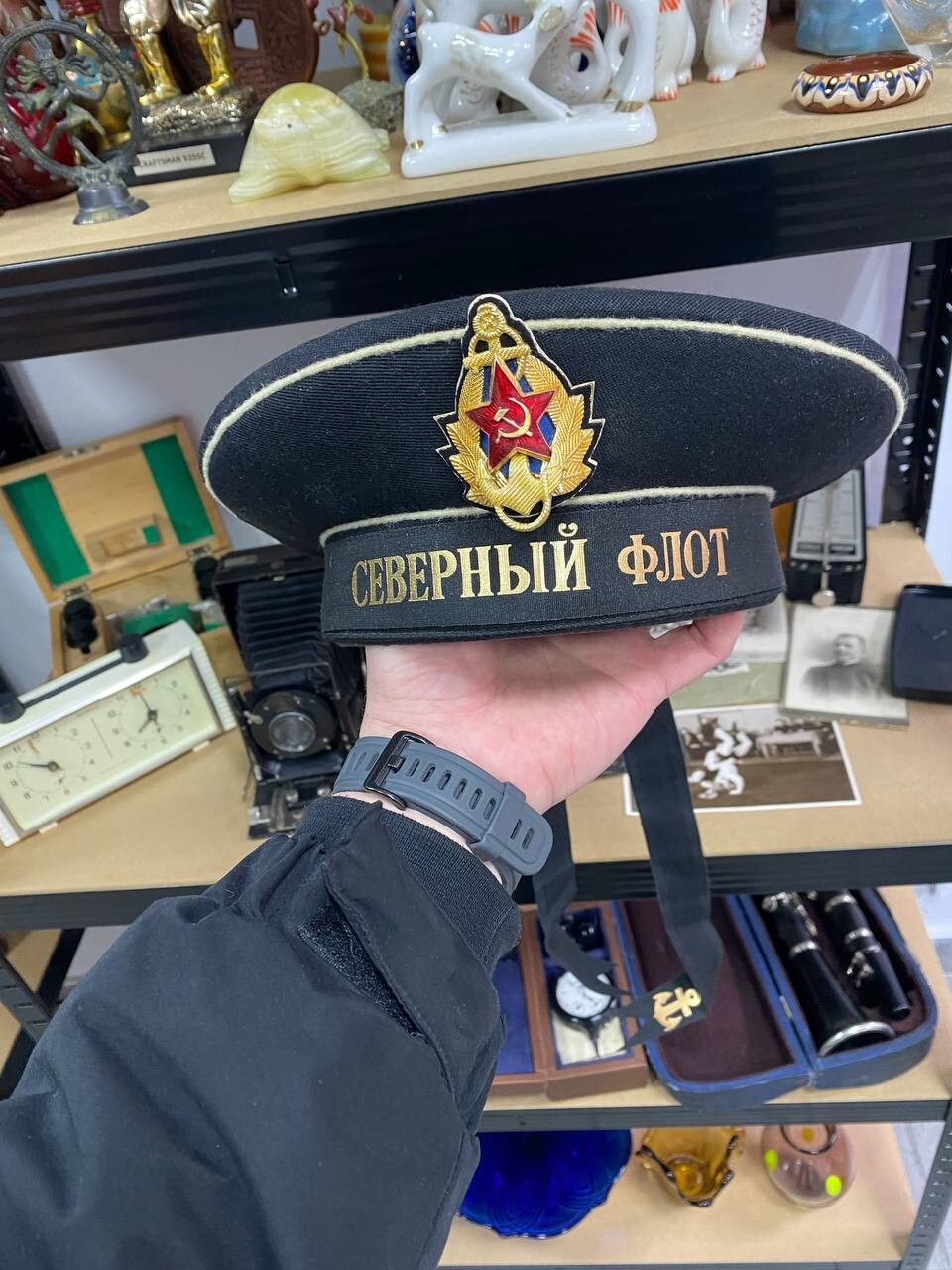 Peakless Cap Sailor Dembilskaya Northern Fleet of the USSR #1801 | eBay