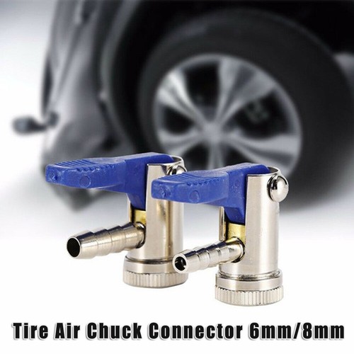 1pc 6mm Dia Car Motorbike Tire Inflator Valve Chuck Connector Adapter ...