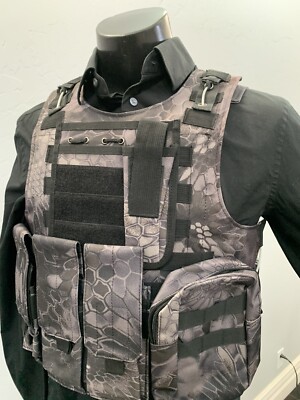 Concealable Bulletproof Vest Carrier BODY Armor Made With Kevlar 3a ...