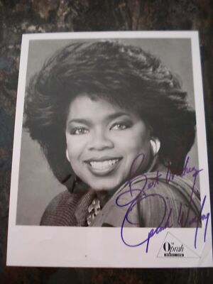 Oprah Winfrey Signed Autograph Photo Letter Show Gayle King Obama ...