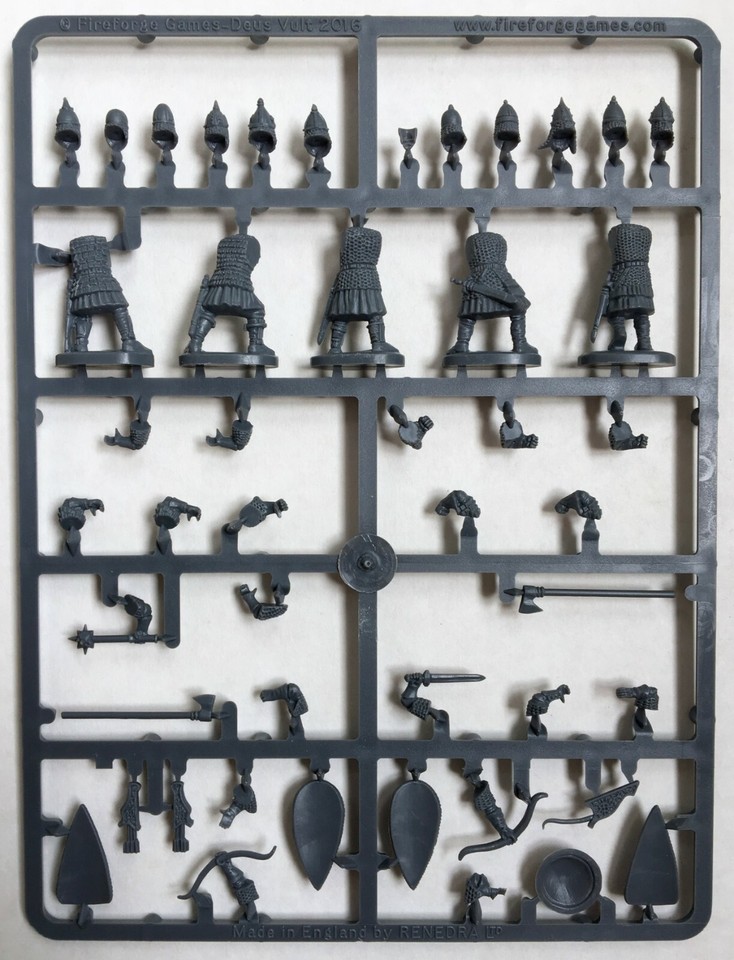 Deus Vult Russian Infantry New • One Sprue • 5 Miniatures • Fireforge ...