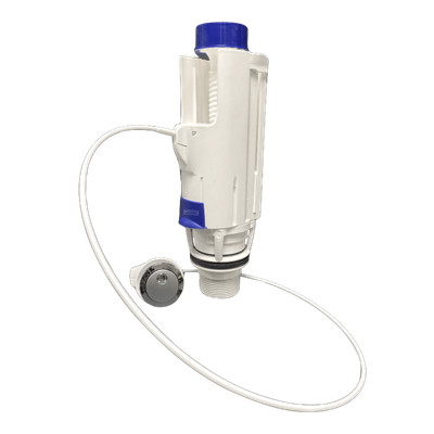 Toilet Push Button Dual Flush Cistern Syphon Valve with EXTRA LONG ...