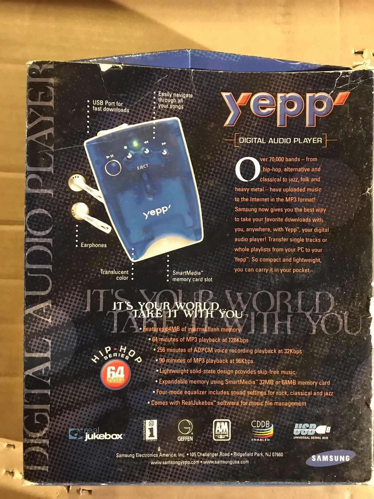 Samsung Yepp 64mb Digital Audio Player for sale online | eBay