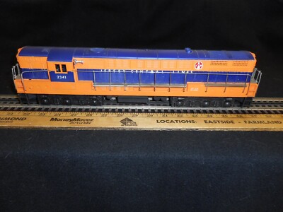 LIONEL #2341 JERSEY CENTRAL FM TRAIN MASTER DIESEL (1956)--REPRODUCTION ...