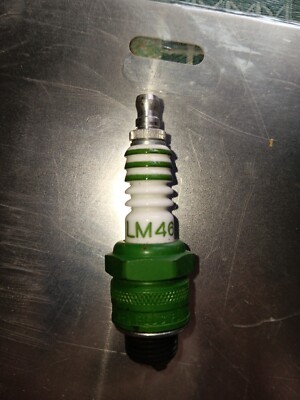 Vtg AC LM 46B Neon Bulb Spark Plug New Loose Old Stock Glows As You Mow ...