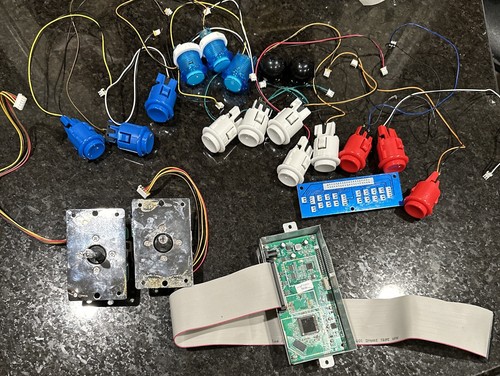 Arcade1Up Street Fighter PCB W/pcb Board And Cable & Accessories Gray ...