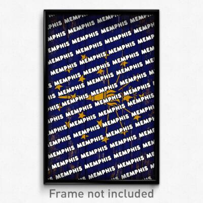 Memphis Indiana Poster (IN City Souvenir 11x17 Town Print) | eBay