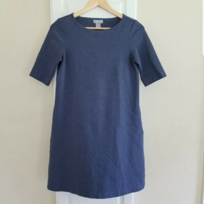 Kenar Women's Blue Short Sleeve Shift Dress with Pockets size 6 | eBay