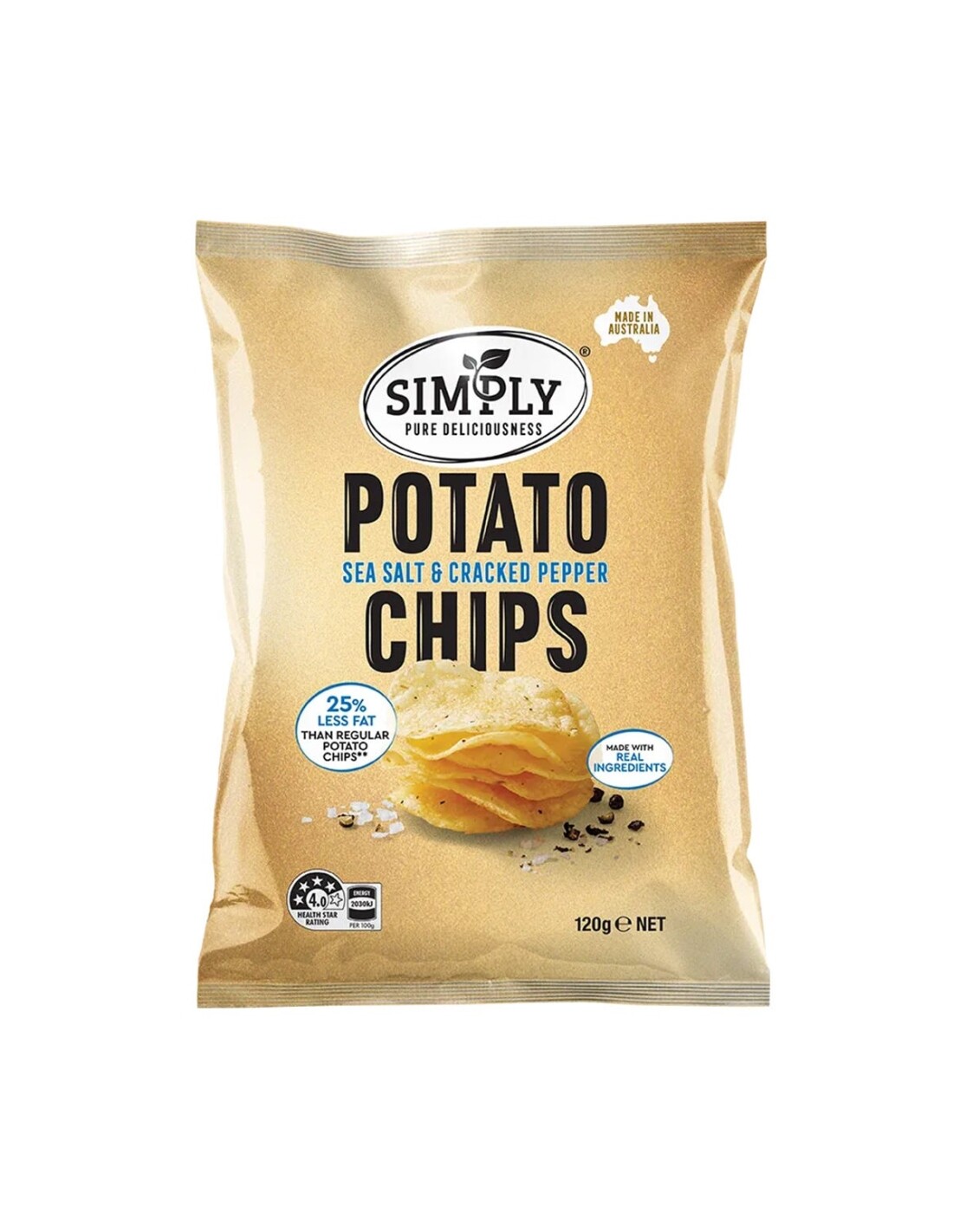 Simply Sea Salt & Cracked Pepper 120g x 1 | eBay