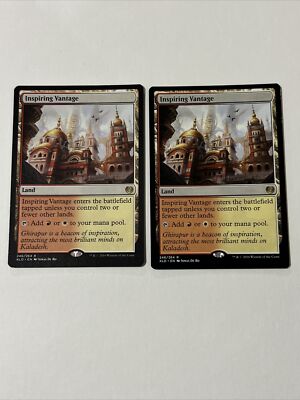 Inspiring Vantage x2 - Magic the Gathering MtG - Kaladesh - NM | eBay