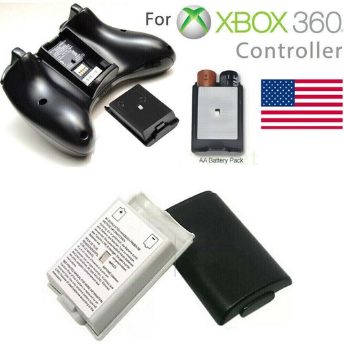 For Xbox 360 Wireless Controller AA-Battery Back Cover Case Shell ...