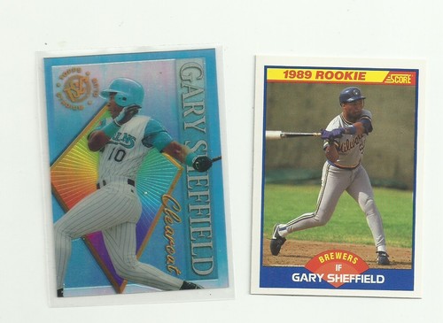 Gary Sheffield 2 Baseball Card Lot - Score & Stadium Club | eBay