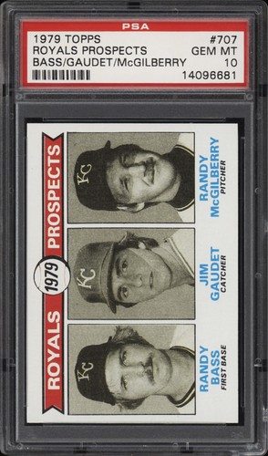 1979 Topps #707 Royals Prospects - PSA 10 - 14096681 - Baseball Card | eBay