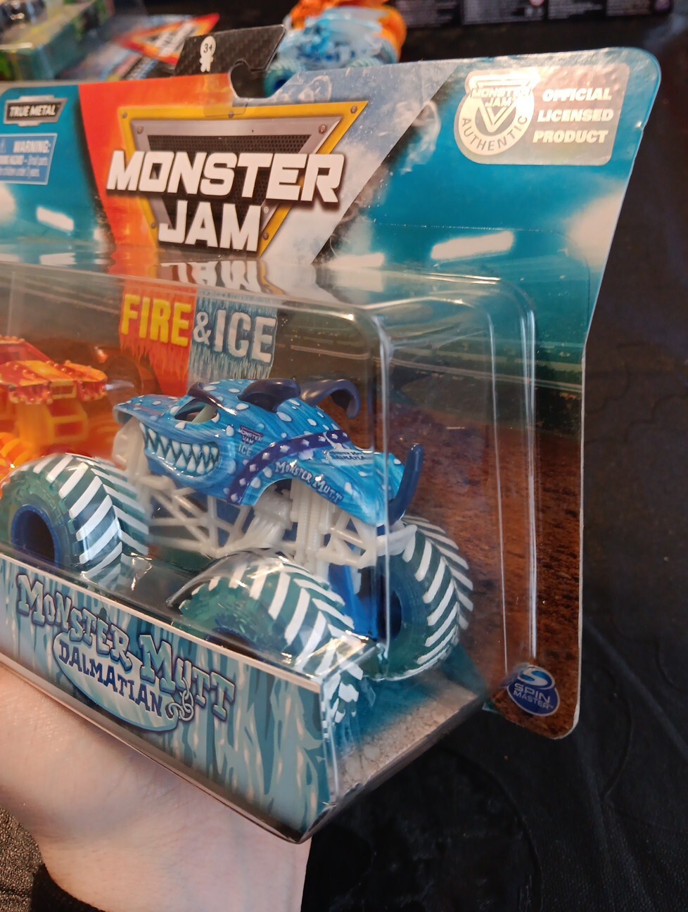 Spinmaster Monster Jam Fire & Ice Max D & Monster Mutt Dalmatian | eBay