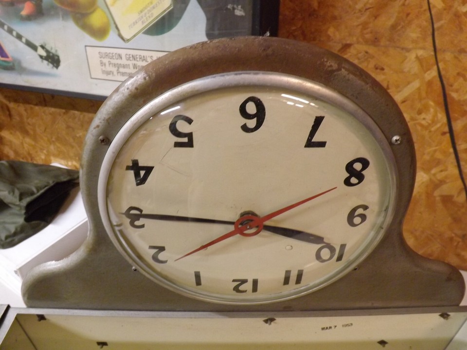 Vintage Ohio Advertising Clock Runs But Runs Slow | eBay