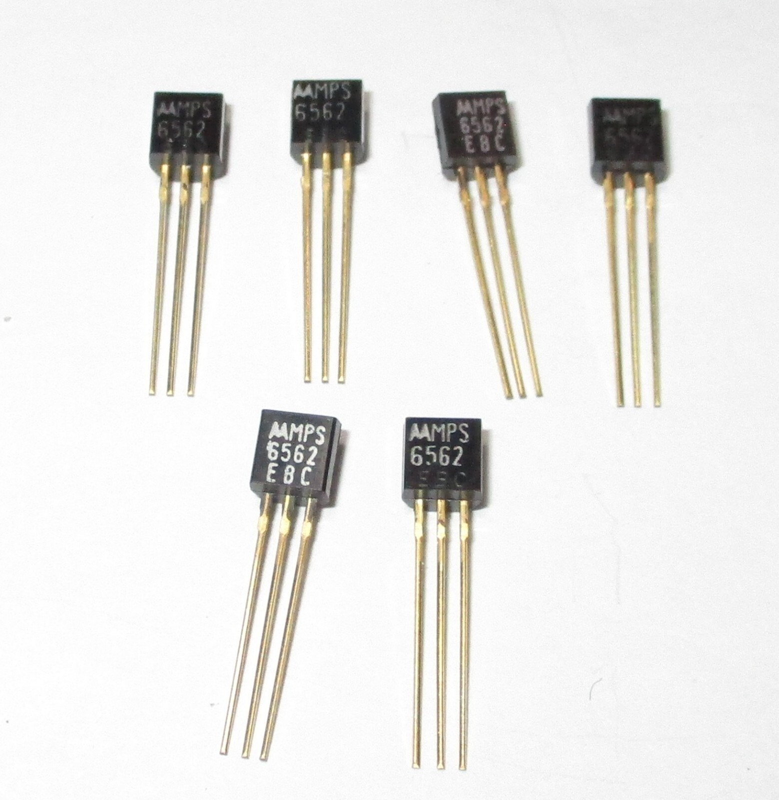 6 Motorola MPS6562 PNP Silicon Audio Transistor Gold Lead NOS | eBay