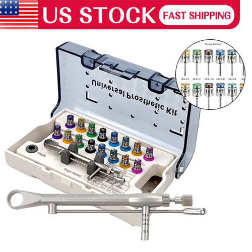 Universal Dental Implant Kit Screw Hand Driver kit Autoclavable Tool ...
