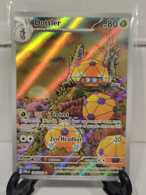 Dottler 184/182 Illustration Rare Secret Full Art Paradox Rift Pokemon ...