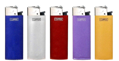 Clipper super lighter BRIO micro METALLIC set of five dispossable ...