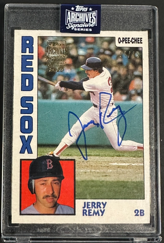 2020 Topps Archives Signature Series Jerry Remy Autographed Card 14/45 ...