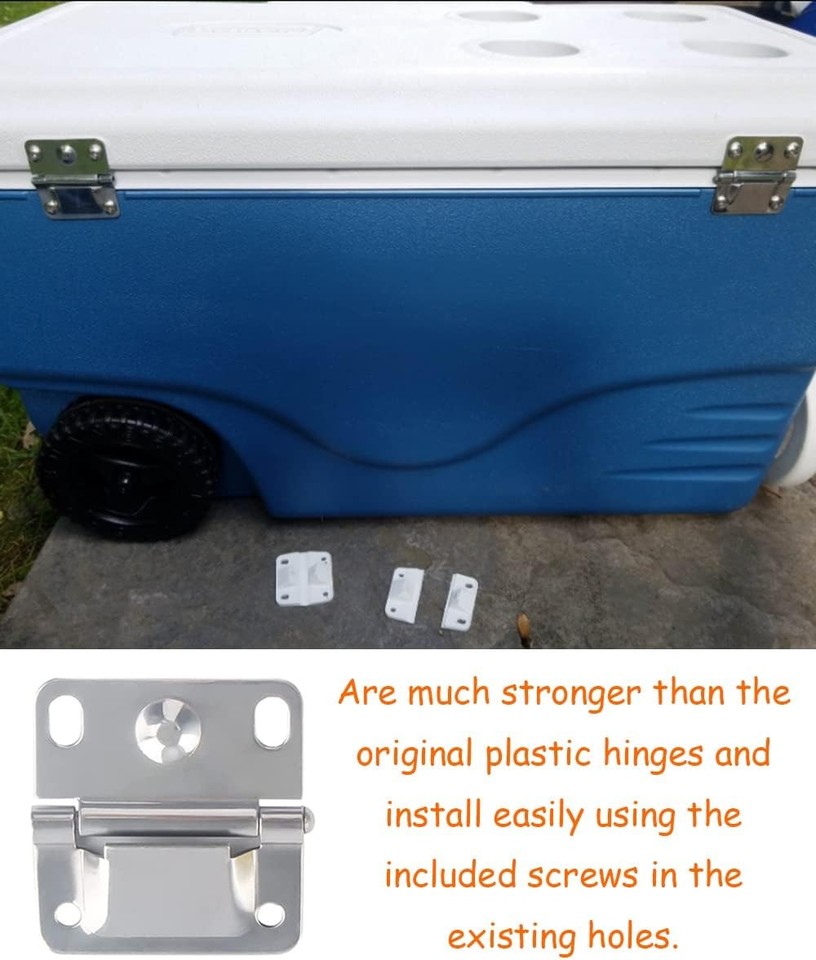 Cooler Hinges/Stainless Steel Coleman Hinges Replacement 2 Pack | eBay