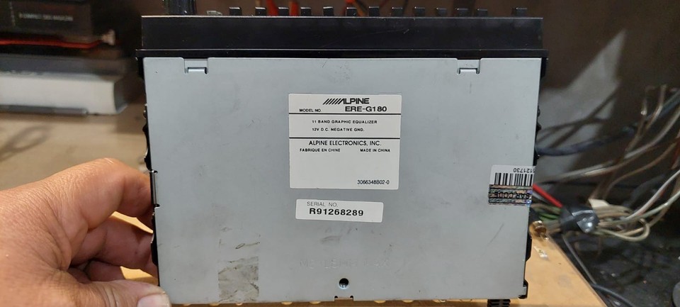 Vintage Old School Alpine Equalizer ERE-G180 Fully Tested Fully Working ...