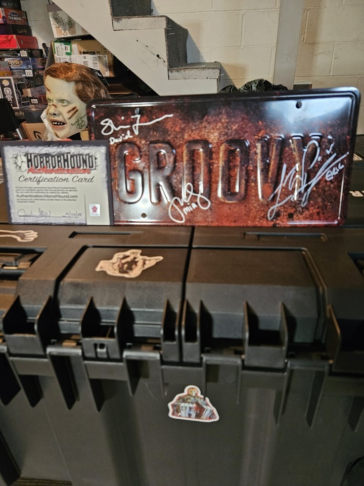 Triple Signed Evil Dead License Plate with COA | eBay