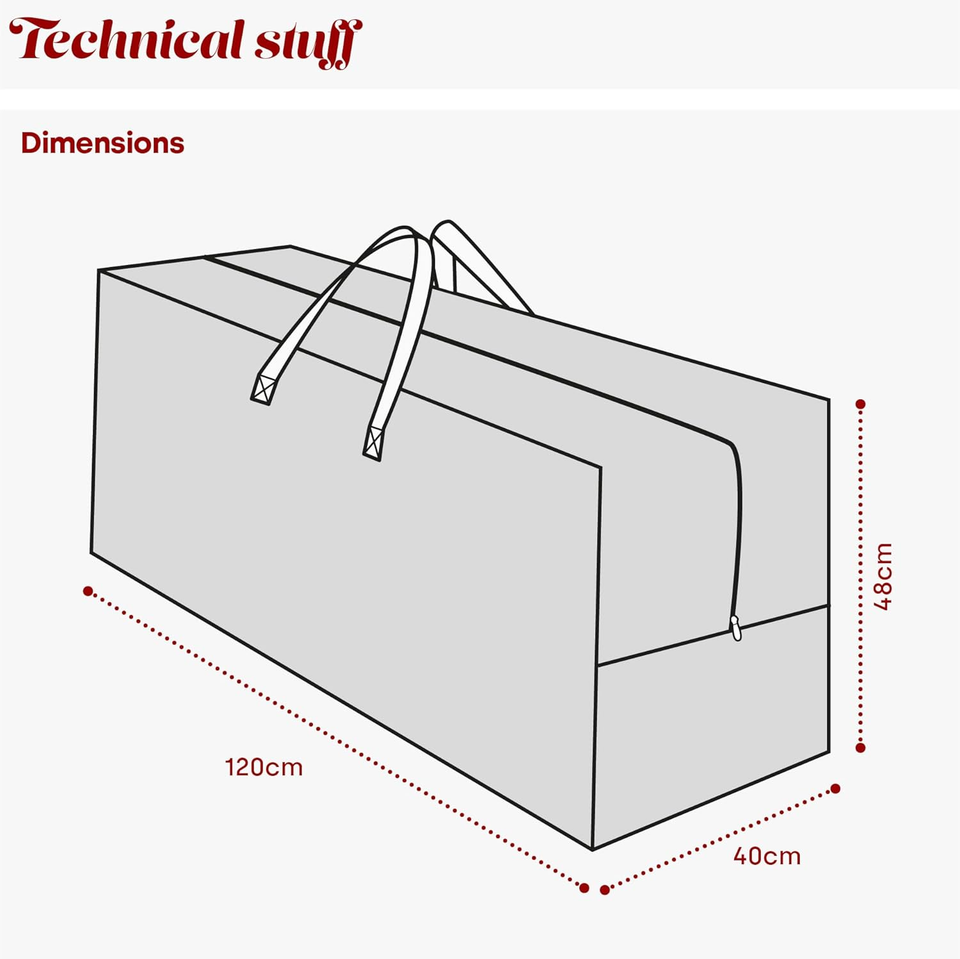 Hillington Multipurpose Storage Bag- Extra Large Heavy Duty Festive ...