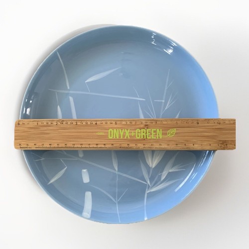 Winfield Pottery California Blue Pacific Bamboo Dinner Plates 10 3/8 ...
