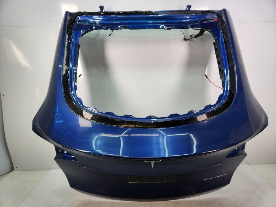 20-23 OEM Tesla Model Y Rear Liftgate Trunk Lid Hatch W/ Tailgate Glass ...
