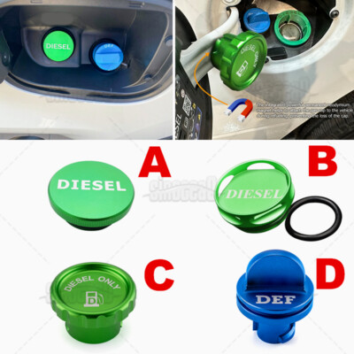 Magnetic Diesel Fuel Cap/DEF Cap For Ram 1500 2500 3500 2013-2020 2021 ...