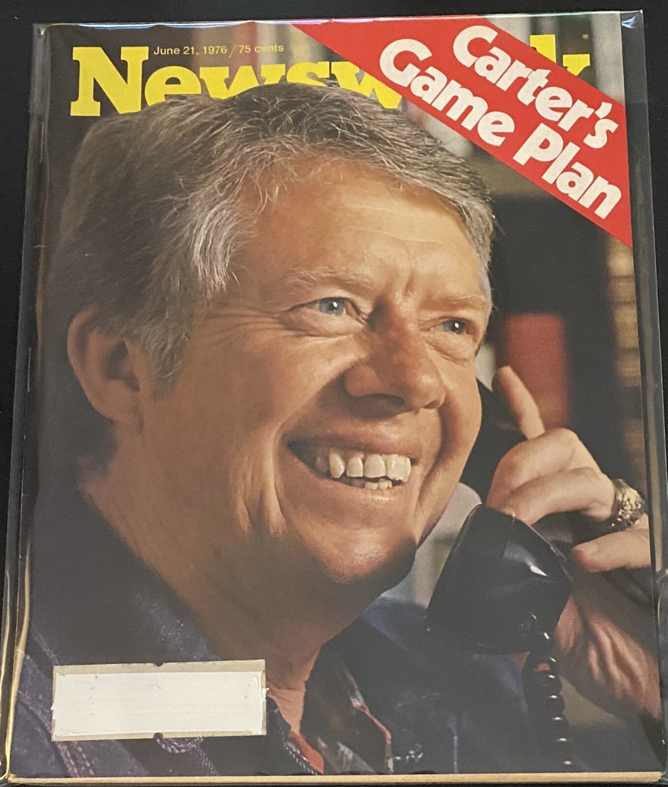 NEWSWEEK MAG: Jimmy Carter's Game Plan; 1976 LN In COLTR SLV | eBay