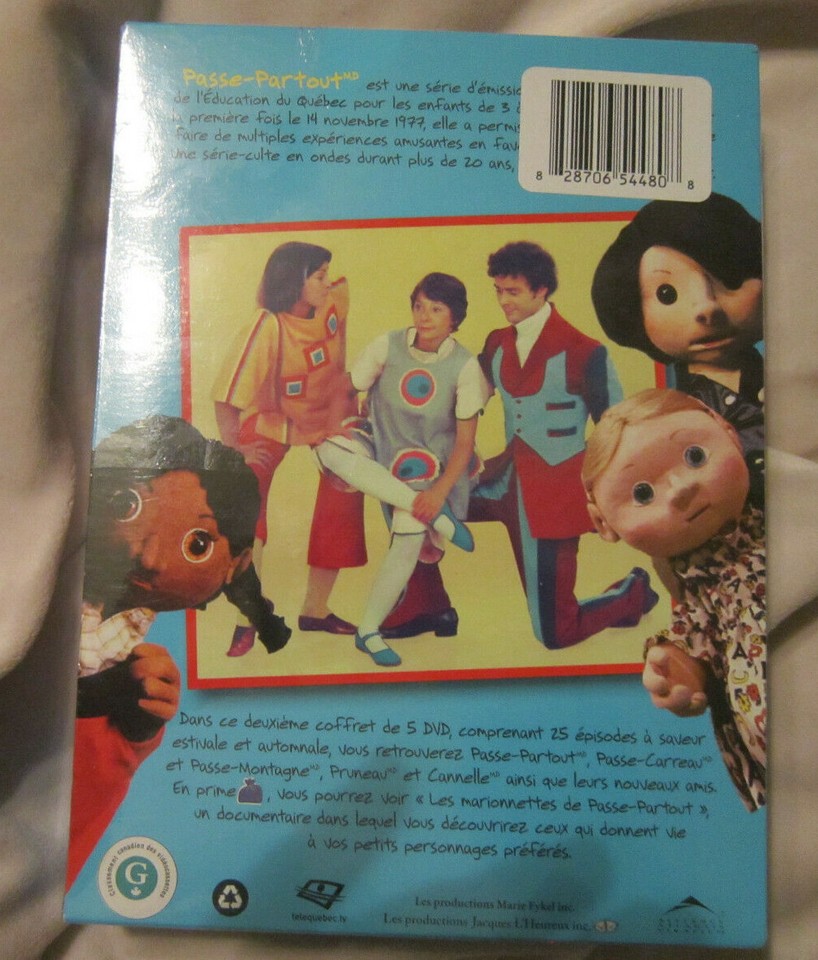 Passe Partout Volume 2 DVD set brand new in French en Francais children ...