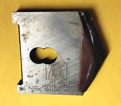 2-3/8 WCT 2.375 Waukesha Spade Drill Blade Insert Tip 3/8in thick 3/8 ...