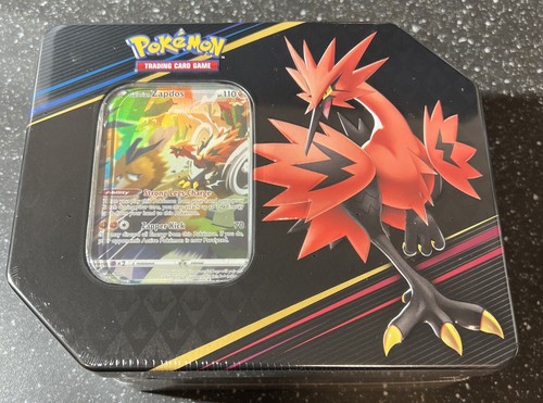 POKEMON Cards CROWN ZENITH TIN GALARIAN ZAPDOS SWSH283 Promo NEW 5 ...