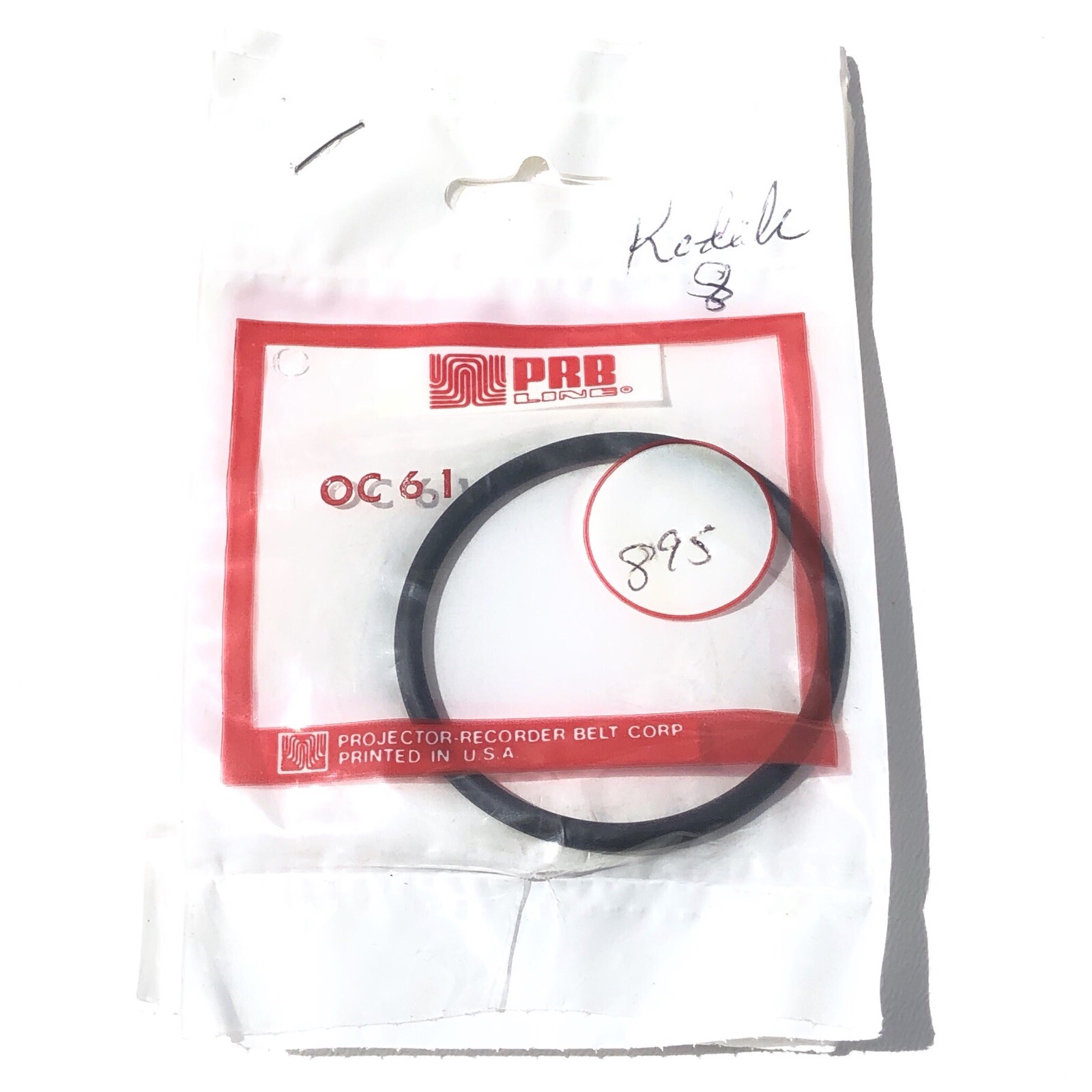 ^ Lot of 5 PRB Line OC6.1 Round Rubber Belt for Vintage Kodak Film ...