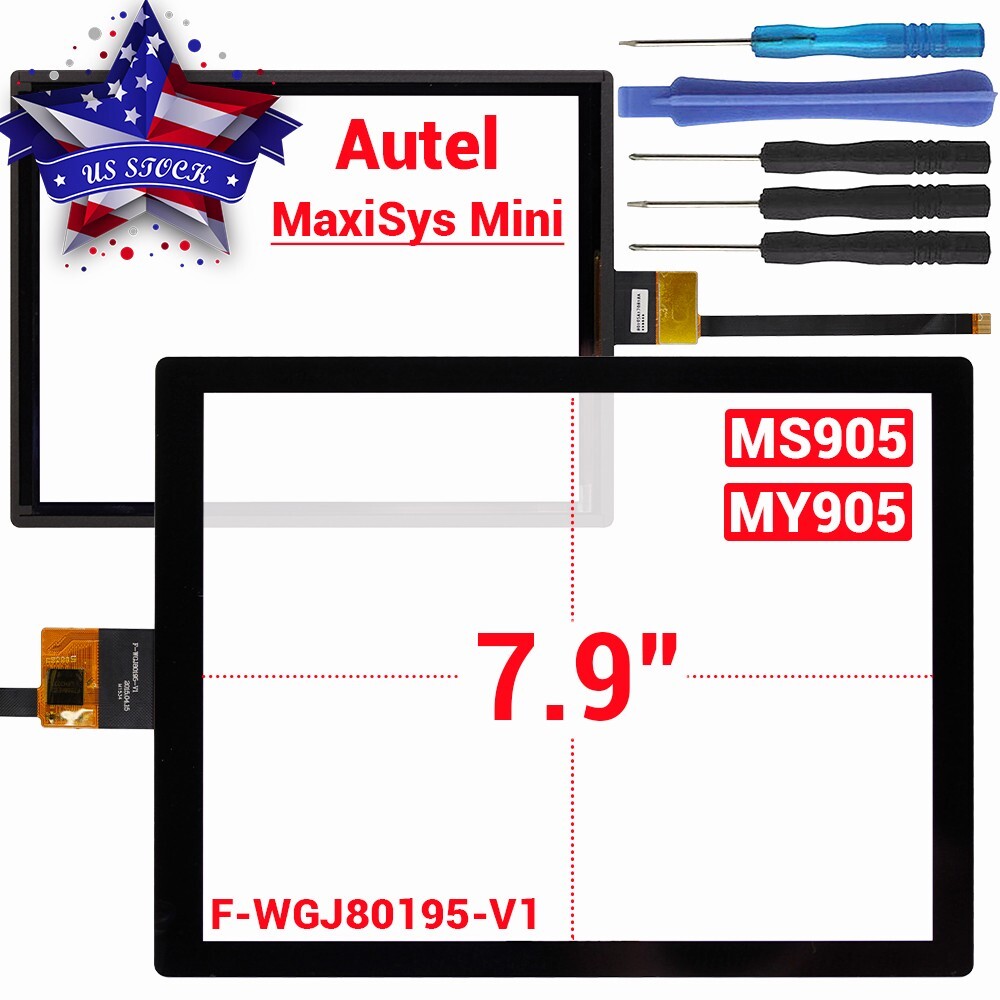 For AUTEL MaxiSys Mini MS905 MY905 7.9 inch Digitizer Touch Screen ...