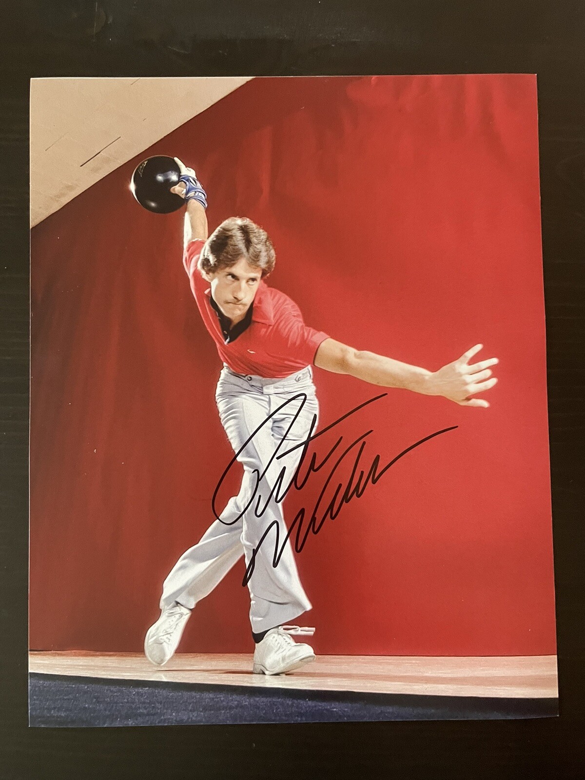 PETE WEBER signed 8x10 PHOTO PROFESSIONAL BOWLER LEGEND HOF Autographed ...