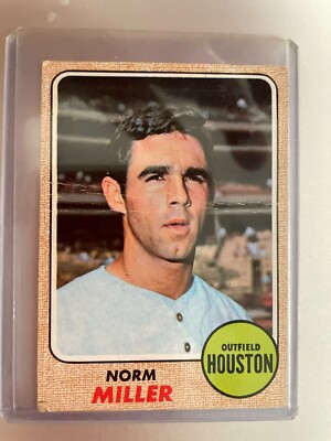 1968 TOPPS #161 NORM MILLER | eBay
