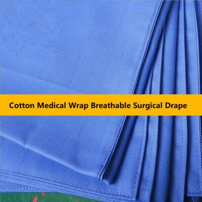 Blue Breathable Surgical Instruments Cloth Cotton Medical Wrap Surgical ...