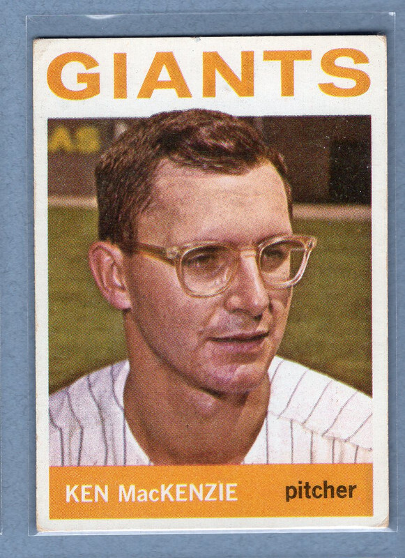 1964 Topps #297 Ken MacKenzie (i) VG-EX GO441 | eBay