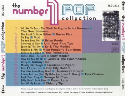 VARIOUS ARTISTS NUMBER 1 POP COLLECTION NEW CD | eBay