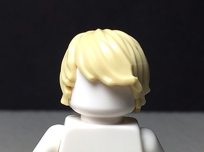 LEGO TAN MINIFIGURE HAIR Tousled with Side Part 87991 NEW | eBay