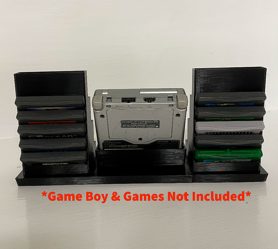 Gameboy Advance SP Nintendo & 18 Game Cartridge Display ONLY (Customize ...