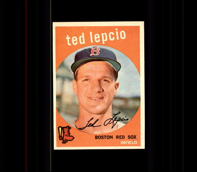 1959 Topps 348 Ted Lepcio NM #D416080 | eBay